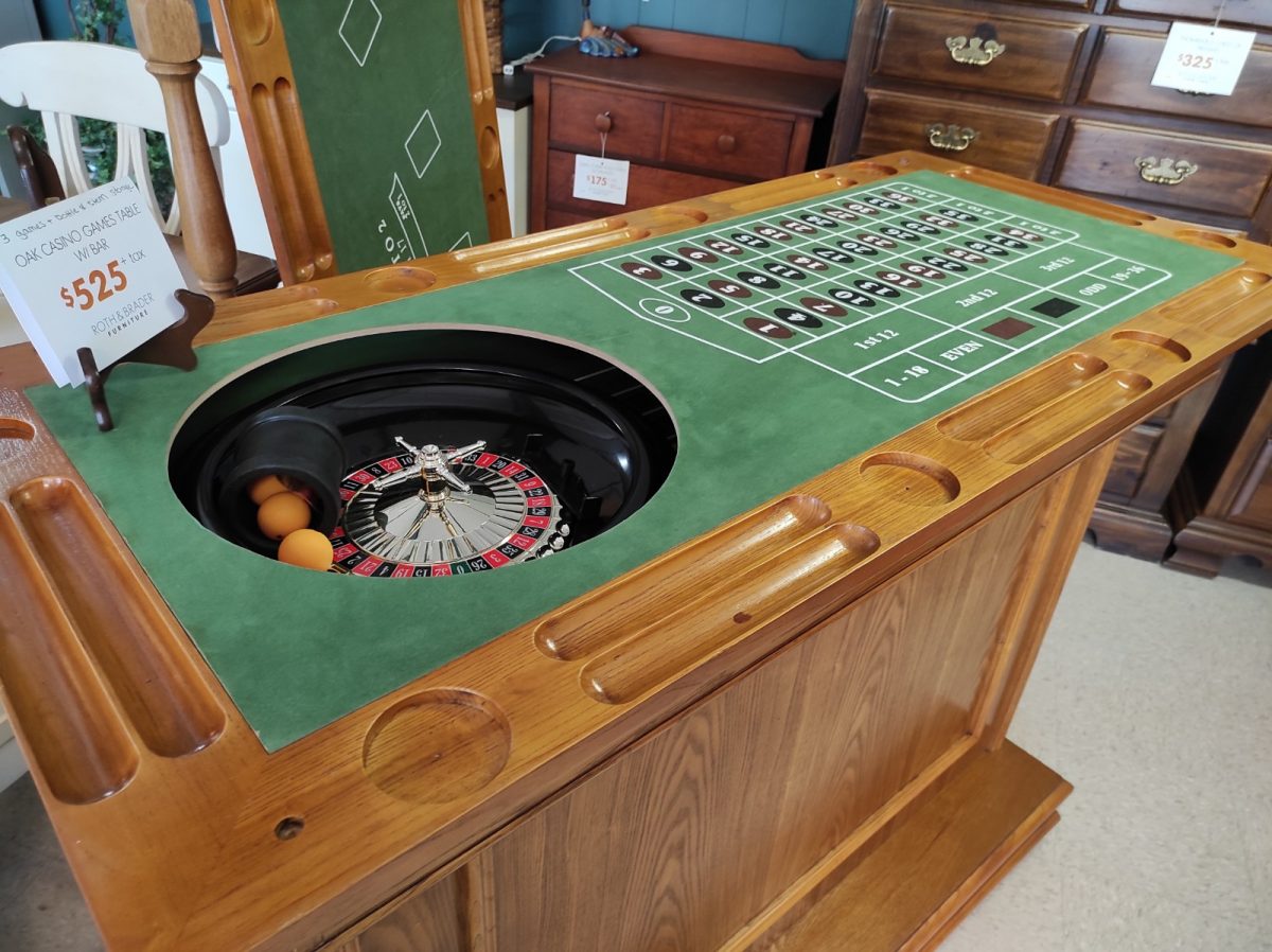 Oak Casino Games Table With Bar Roth Brader Furniture Oak Casino Games Table With Bar Roth Brader Furniture