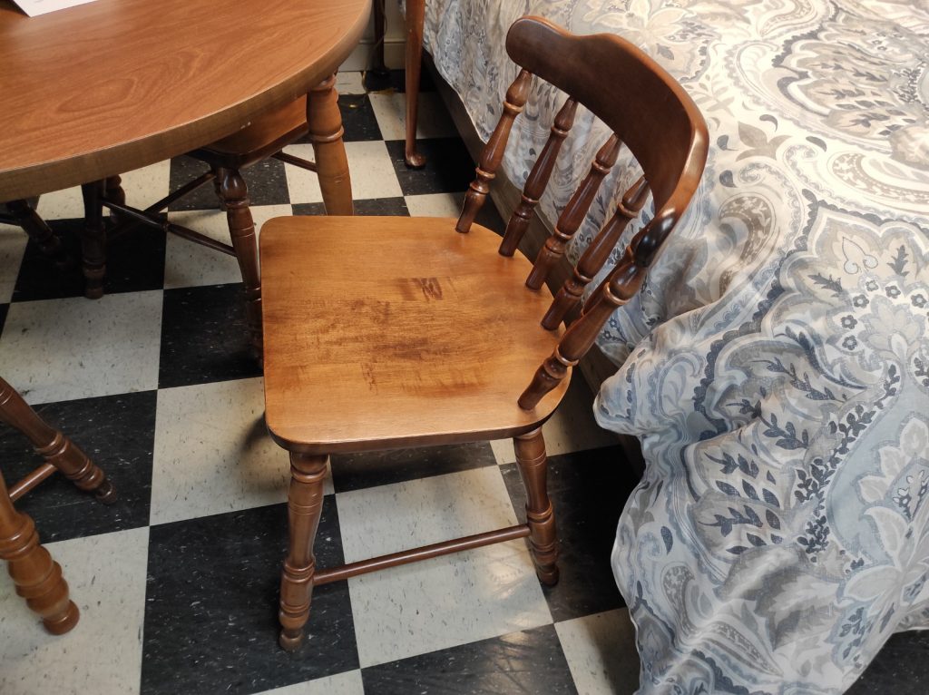 Table With 4 Moose Head Chairs | Roth & Brader Furniture