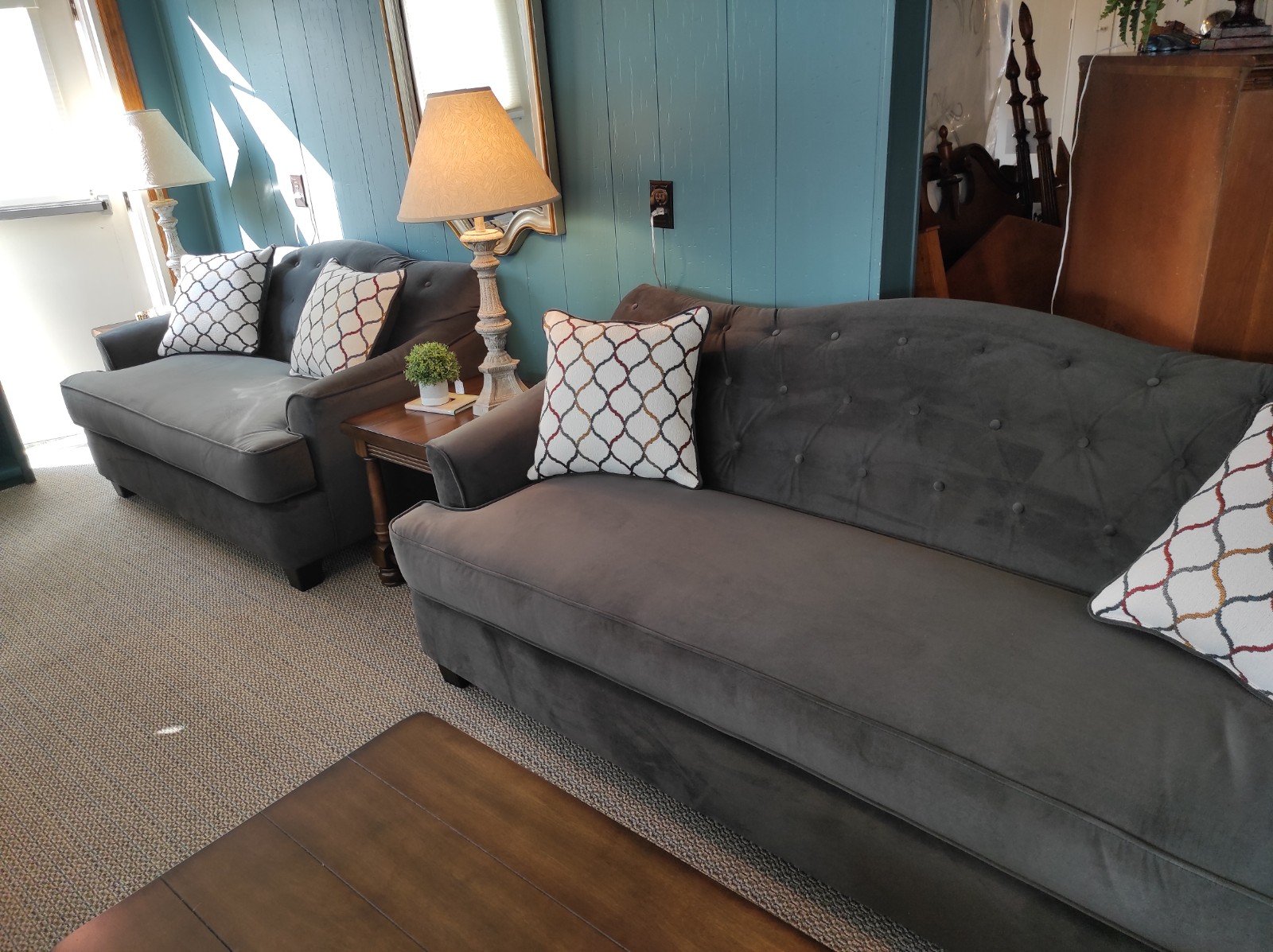 Bing Ash Sofa And Loveseat | Roth & Brader Furniture