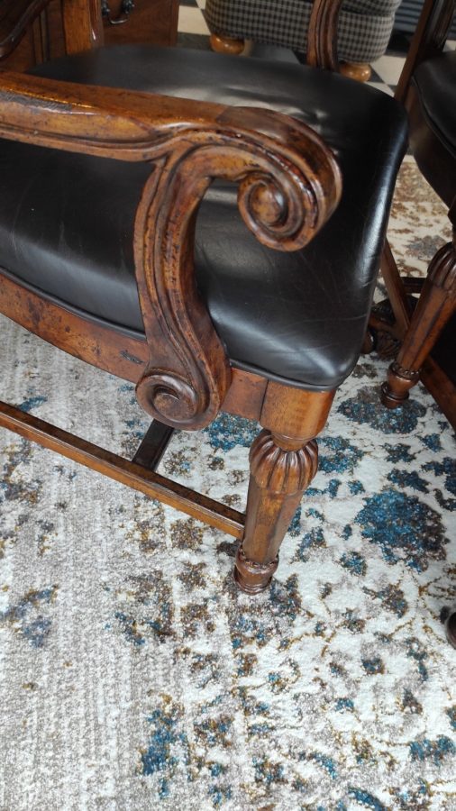 Ornate Dining Table W/ 6 Chairs & 2 Boards | Roth & Brader Furniture