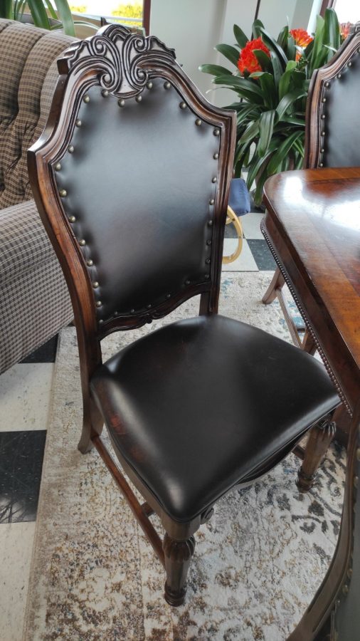 Ornate Dining Table W/ 6 Chairs & 2 Boards | Roth & Brader Furniture