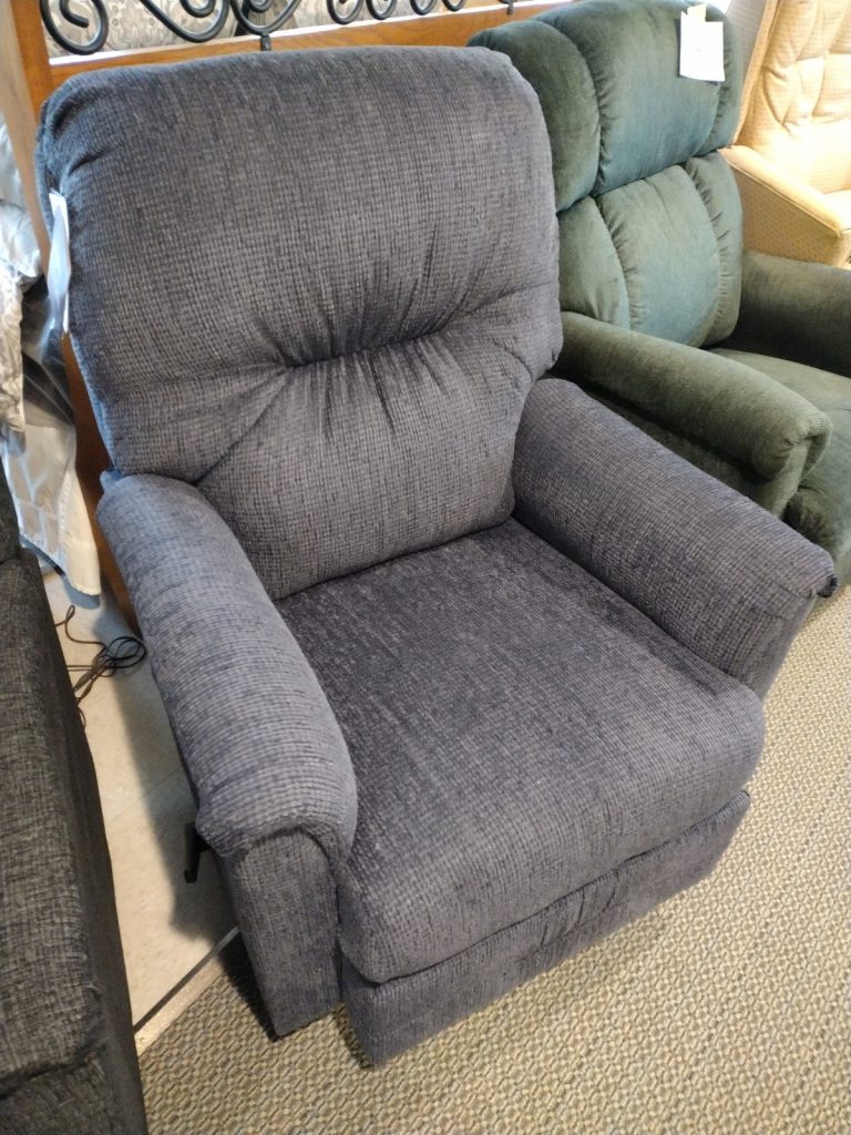 NEW! RADAR BLUE ROCKER RECLINER
