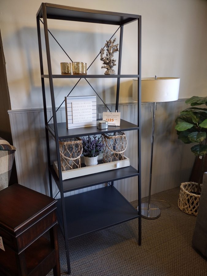 Black Tiered Display Shelf | Roth & Brader Furniture