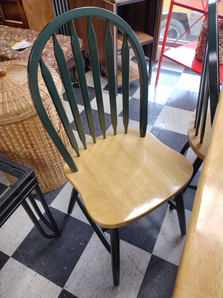 Green Tile Top Table W 4 Chairs | Roth & Brader Furniture