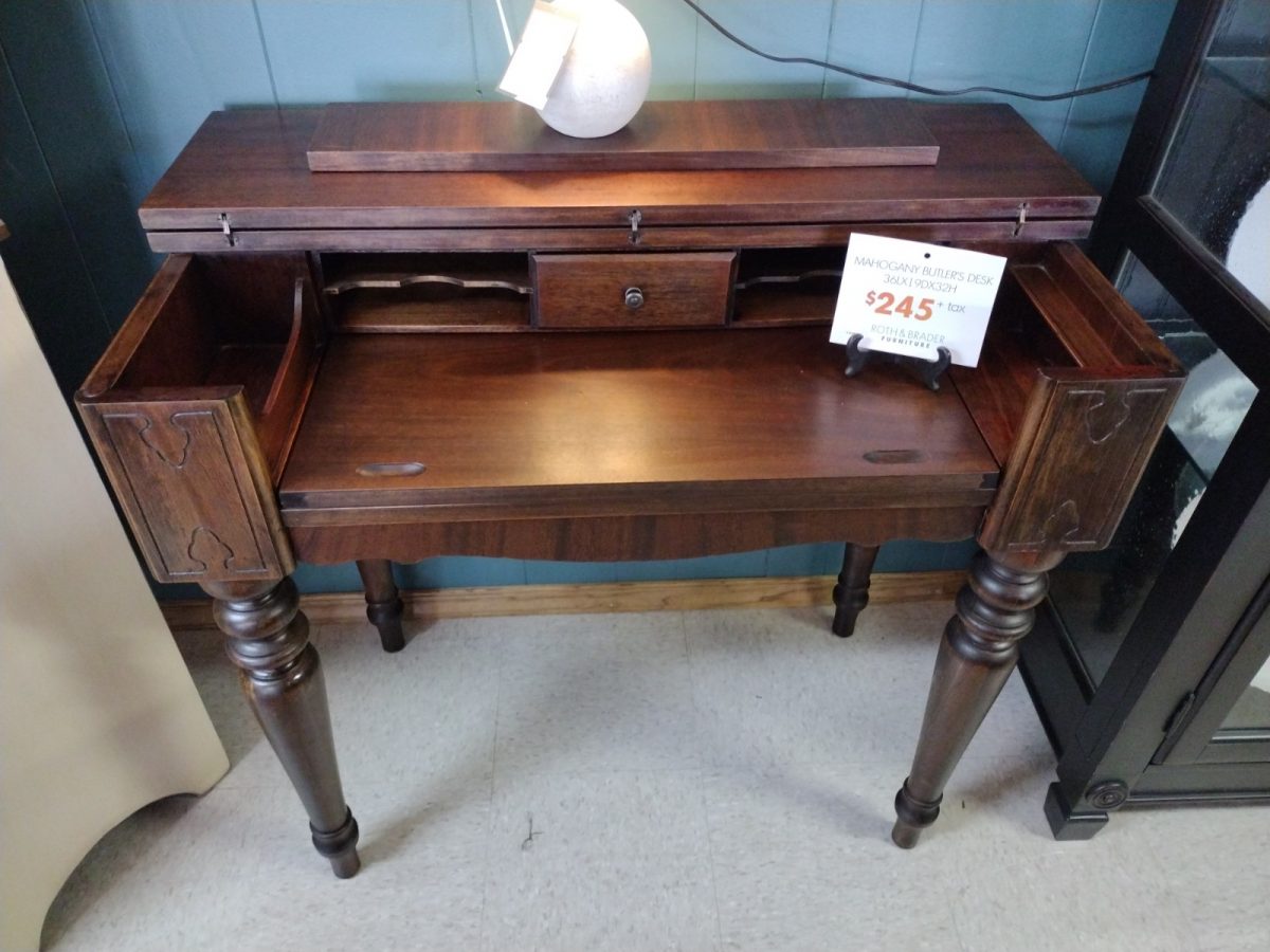 Antique Mahogany Butler'S Desk | Roth & Brader Furniture