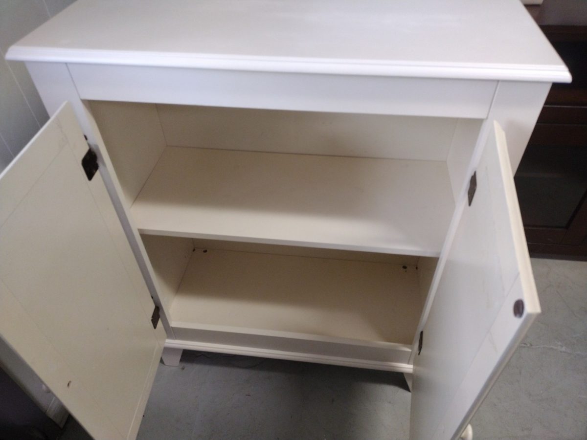Cream Color Storage Cabinet | Roth & Brader Furniture