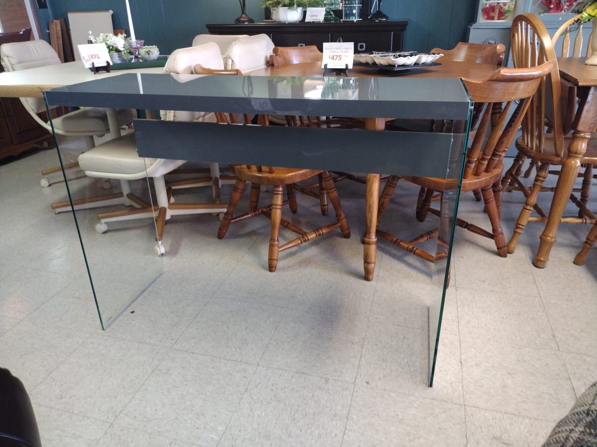 Glass Display Table Or Desk | Roth & Brader Furniture