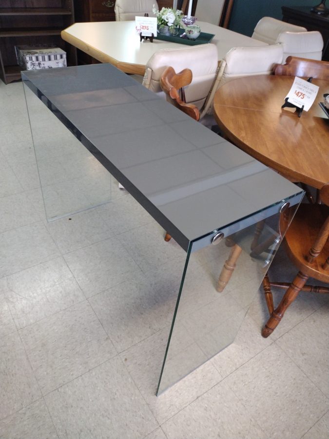 Glass Display Table Or Desk | Roth & Brader Furniture