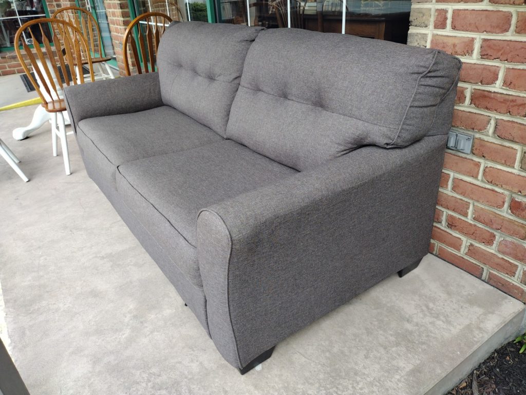 Charcoal Gray Contemporary Sofa 80"L | Roth & Brader Furniture