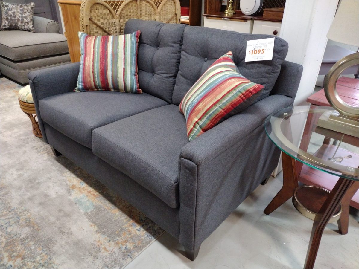 New! Jitterbug Gray Contemporary Style Sofa & Loveseat Set | Roth ...