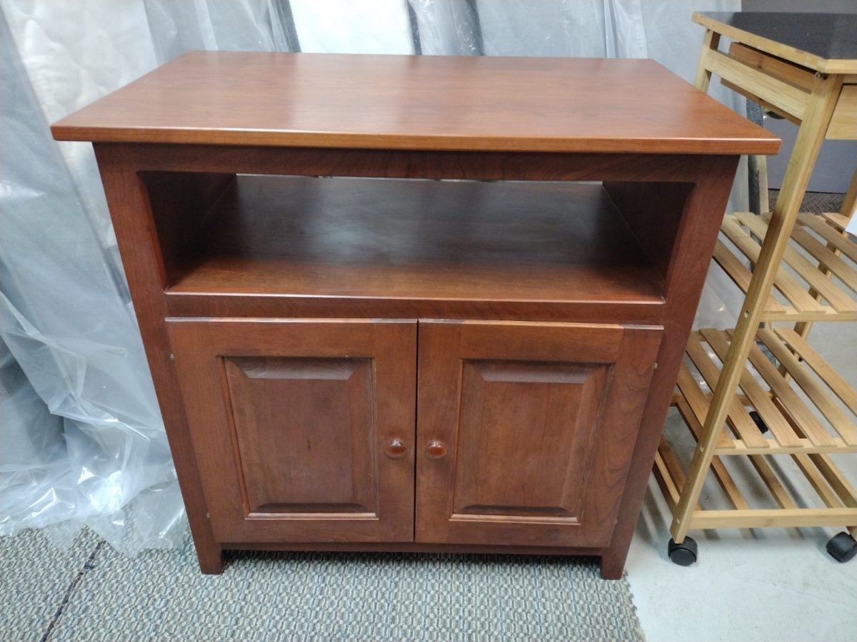 Real Wood Cherry TV Stand - Microwave Cart | Roth & Brader Furniture
