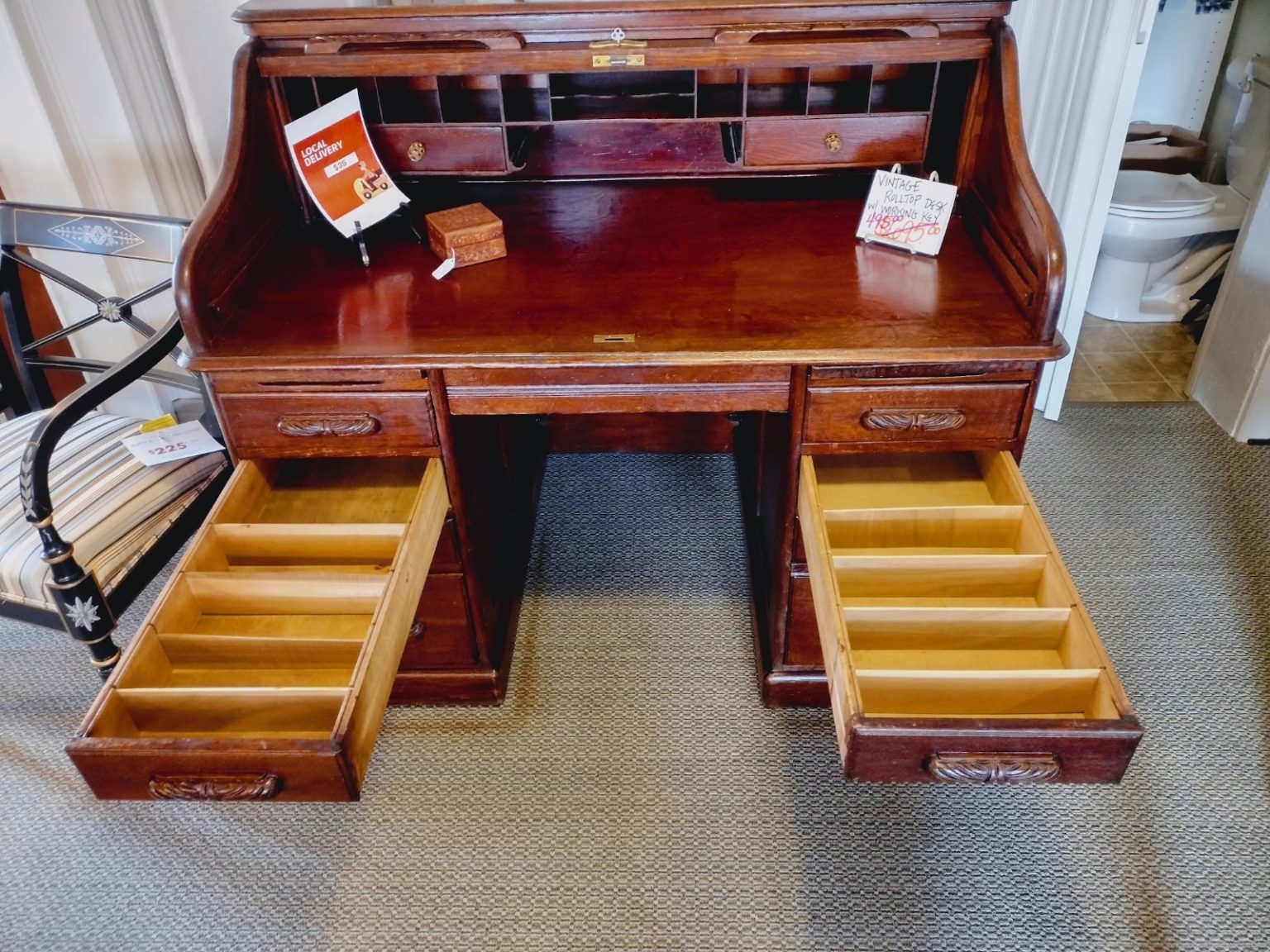 Antique Roll Top Desk | Roth & Brader Furniture