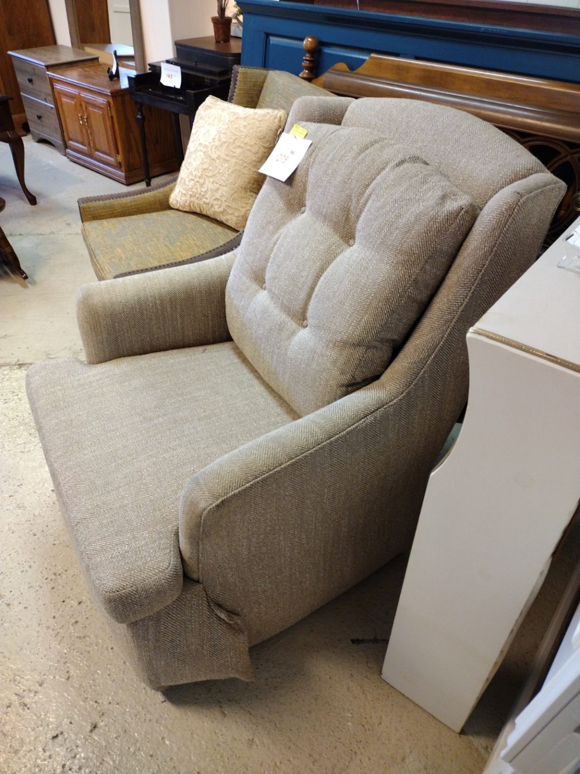 Beige Swivel Rocking Chair | Roth & Brader Furniture