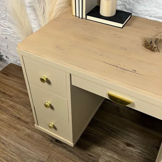 Neutral Color Painted Desk | Roth & Brader Furniture