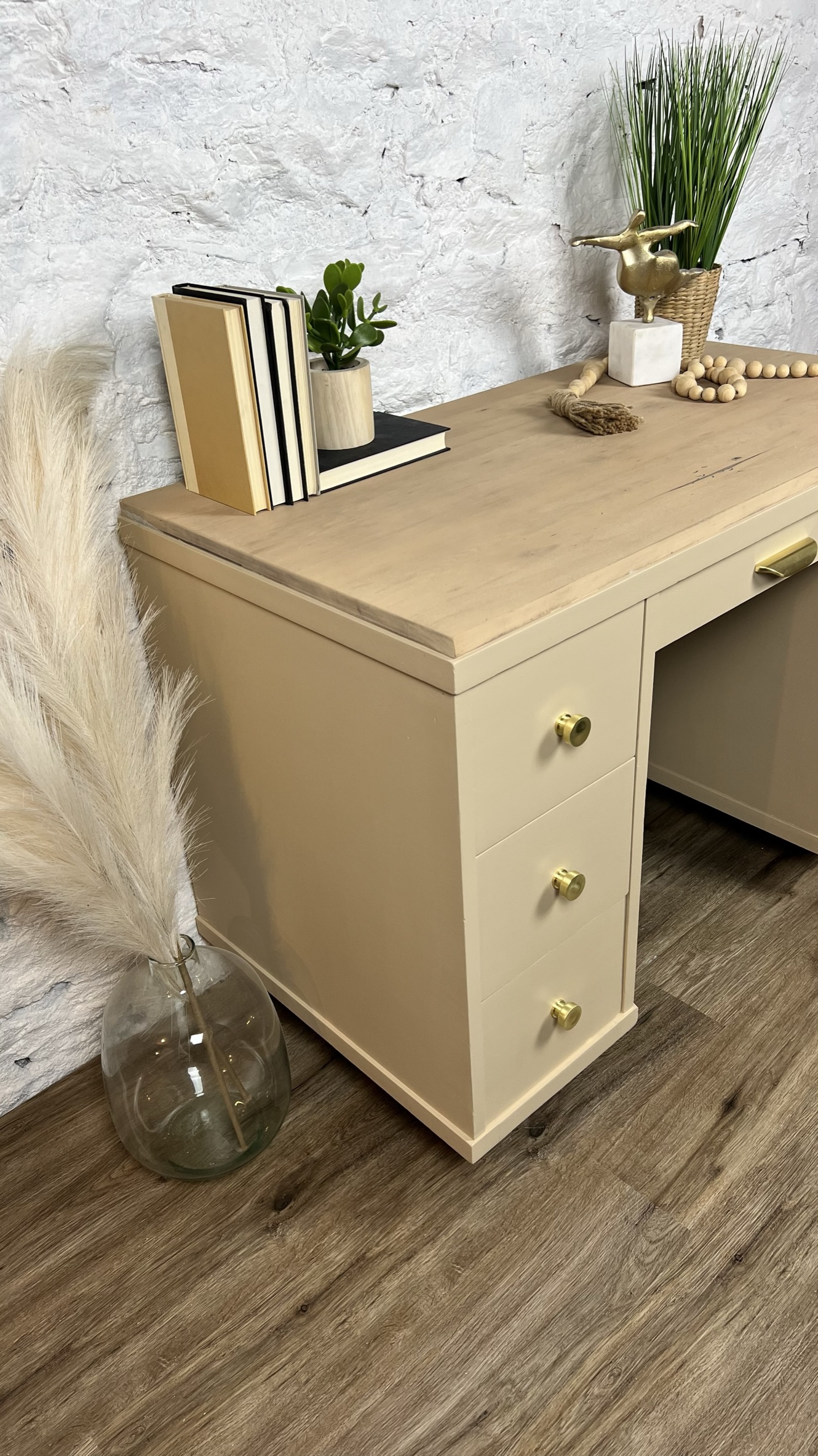 Neutral Color Painted Desk | Roth & Brader Furniture