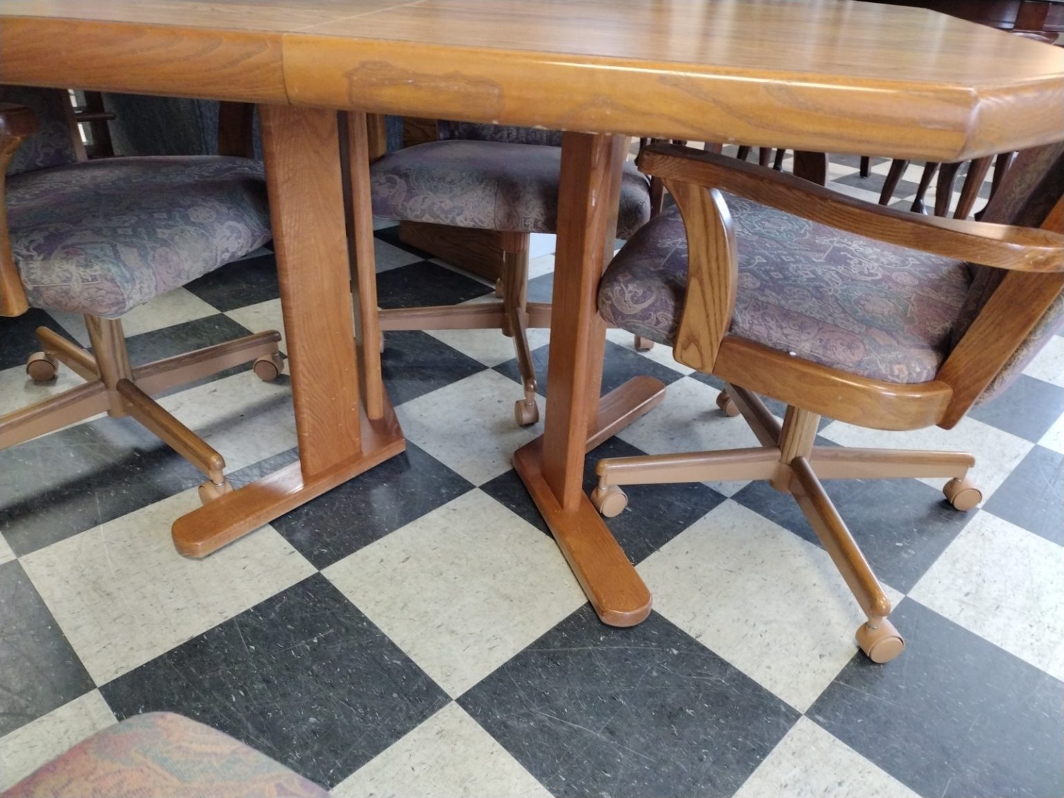 Formica Table, 4 Chairs + Board | Roth & Brader Furniture