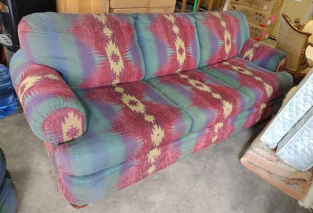 Tribal Pattern Sofa & Loveseat Set | Roth & Brader Furniture