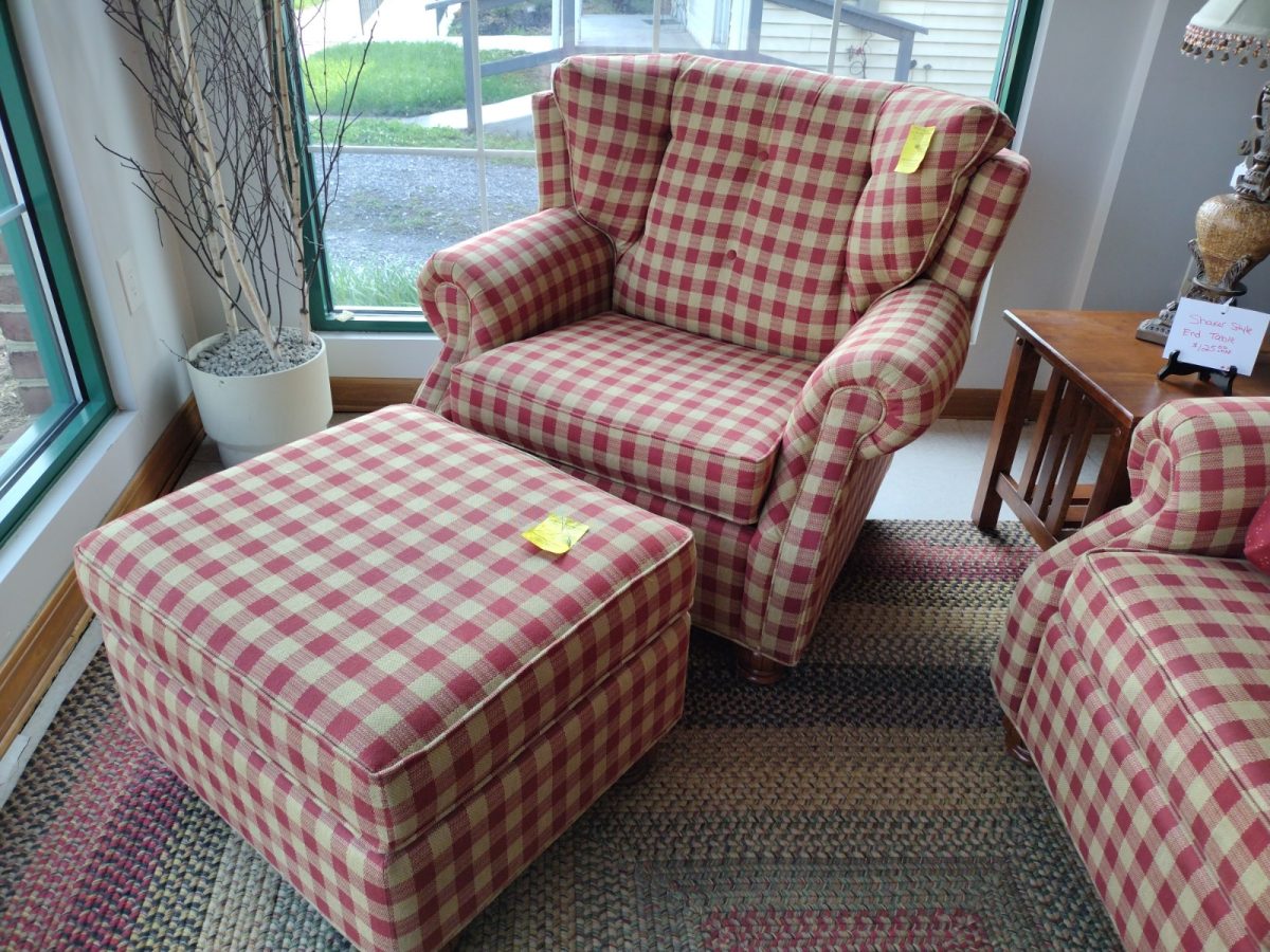 Red Buffalo Plaid Sofa & Chair by Lancer | Roth & Brader Furniture
