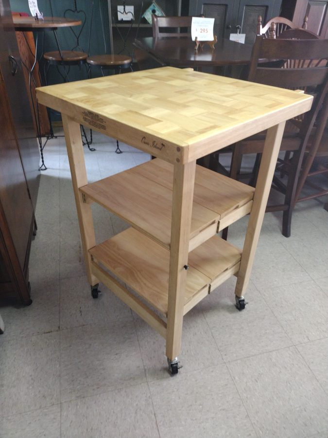 Butcher Block Folding Island | Roth & Brader Furniture