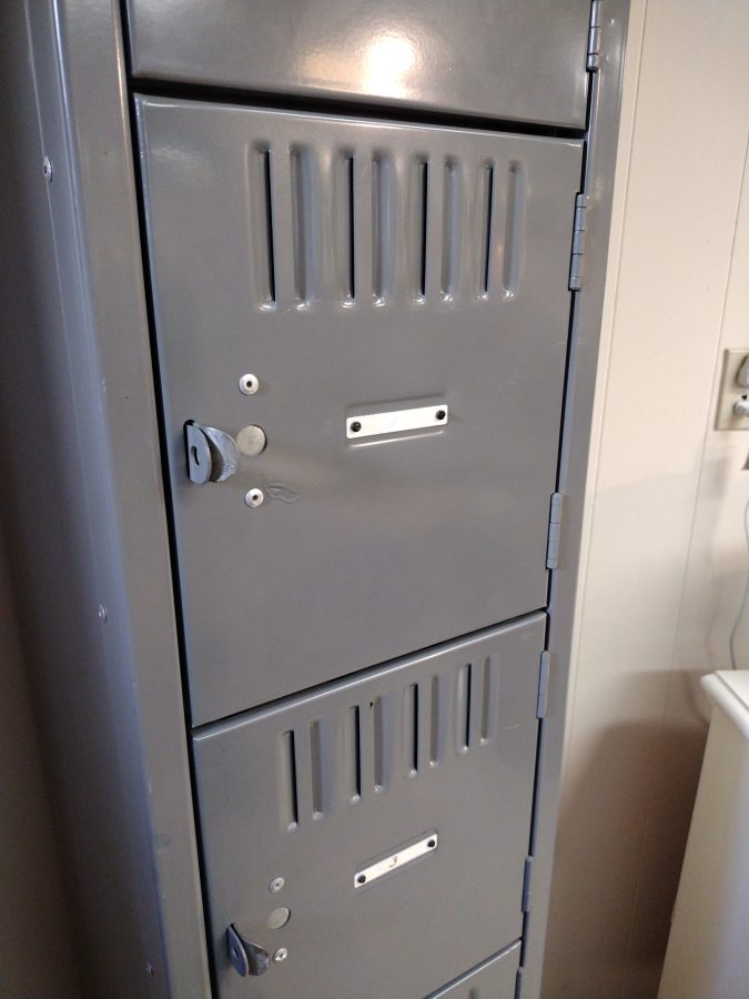 Gray Storage Locker | Roth & Brader Furniture