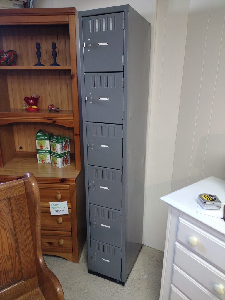 Gray Storage Locker | Roth & Brader Furniture