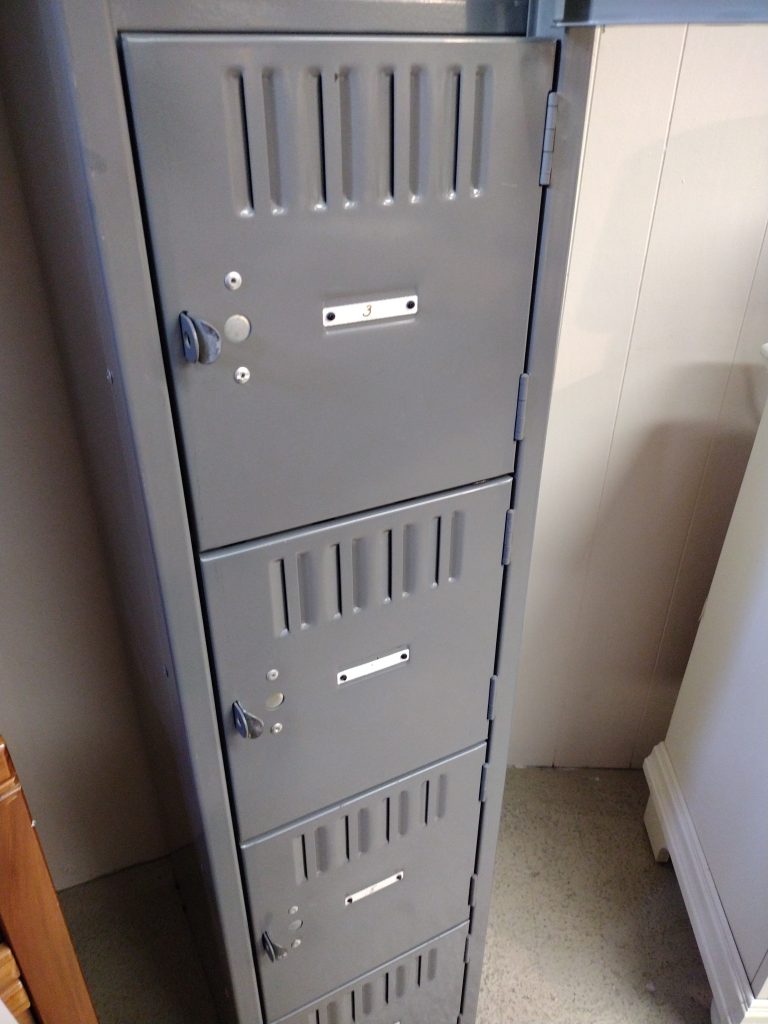 Gray Storage Locker | Roth & Brader Furniture