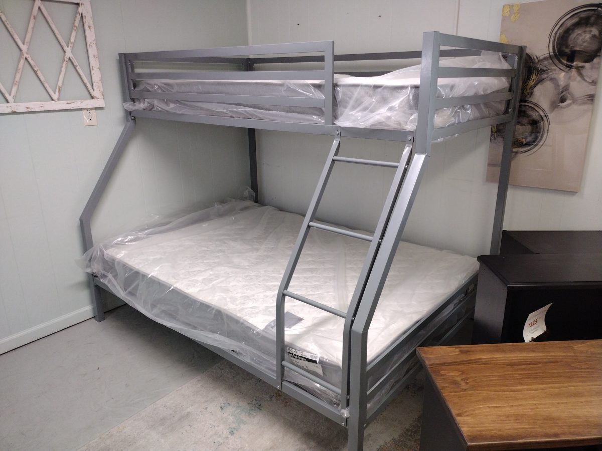 Metal Twin Over Full Bunk Bed Frame | Roth & Brader Furniture