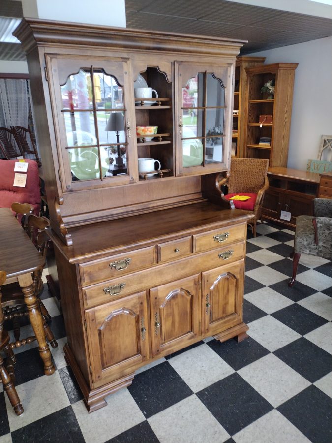 Temple Stuart Dark Maple Dining Hutch | Roth & Brader Furniture