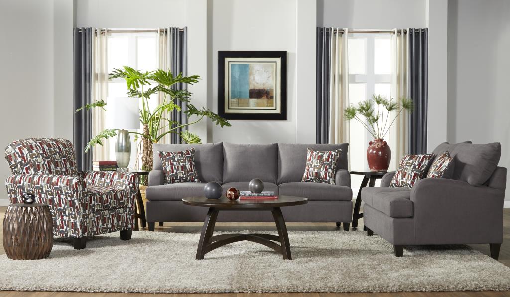Carbon Gray Sofa & Loveseat Set | Roth & Brader Furniture