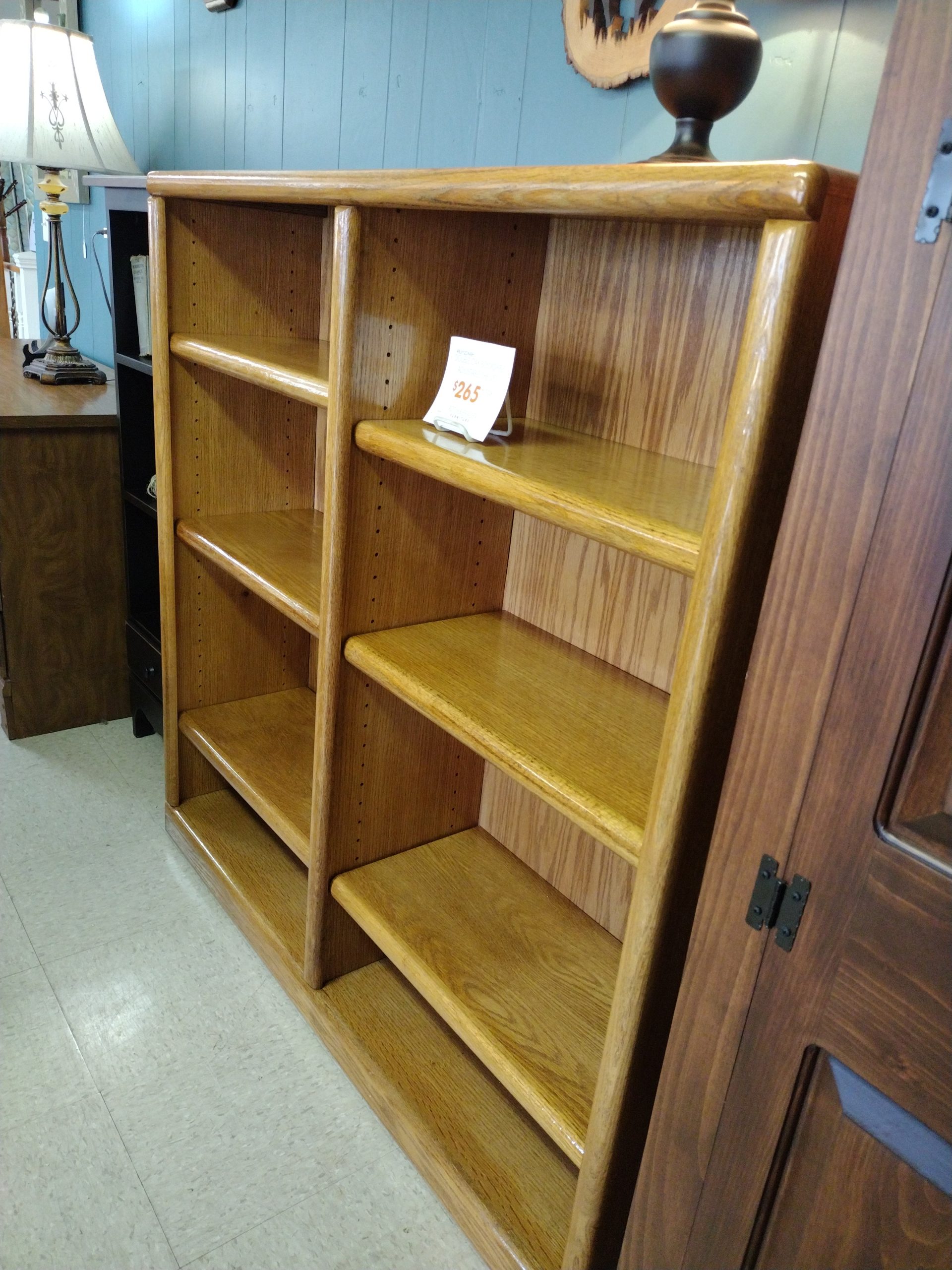 Real Oak Wood Bookcase | Roth & Brader Furniture
