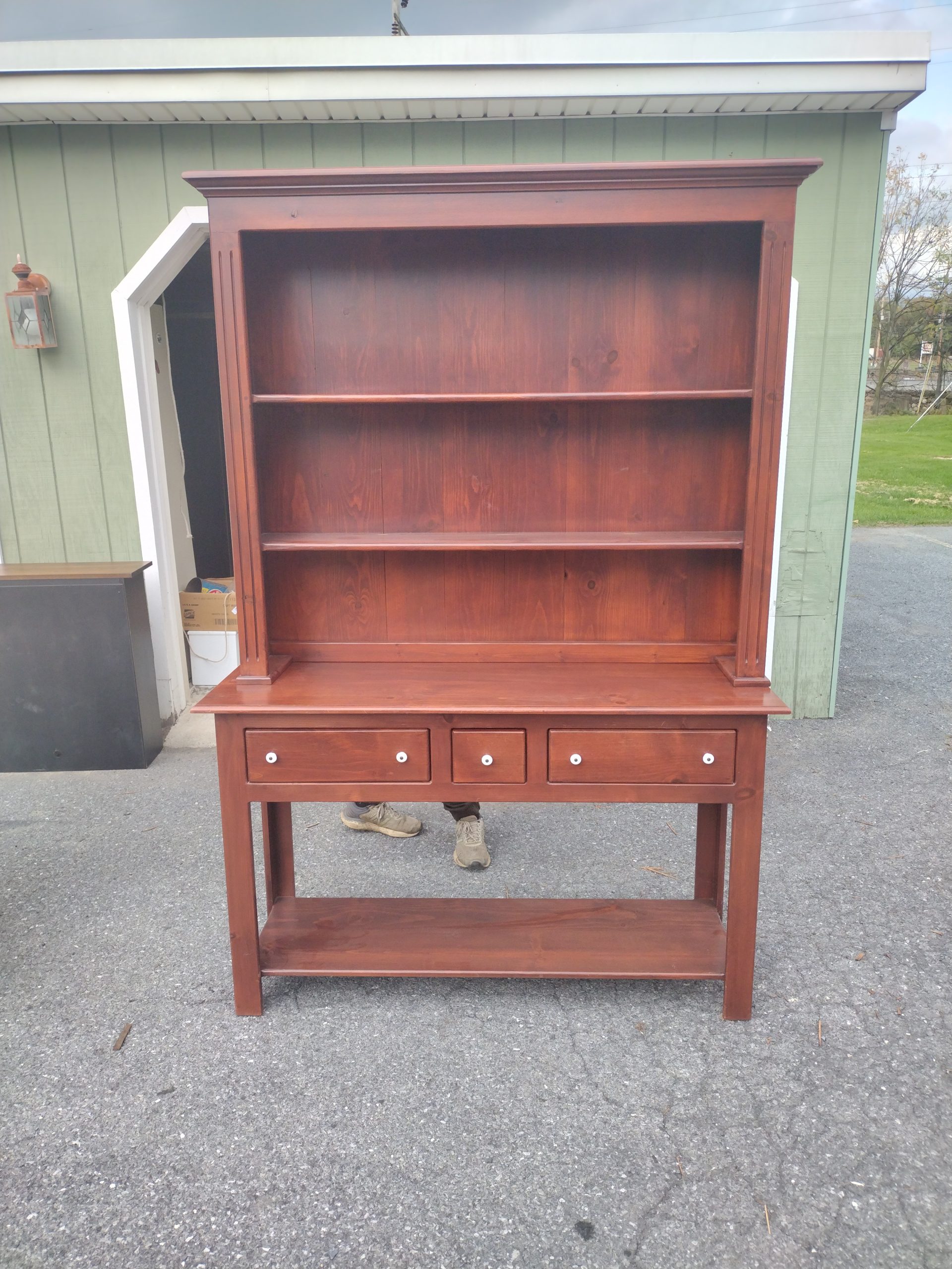 Cherry Hutch w/ Open Front | Roth & Brader Furniture