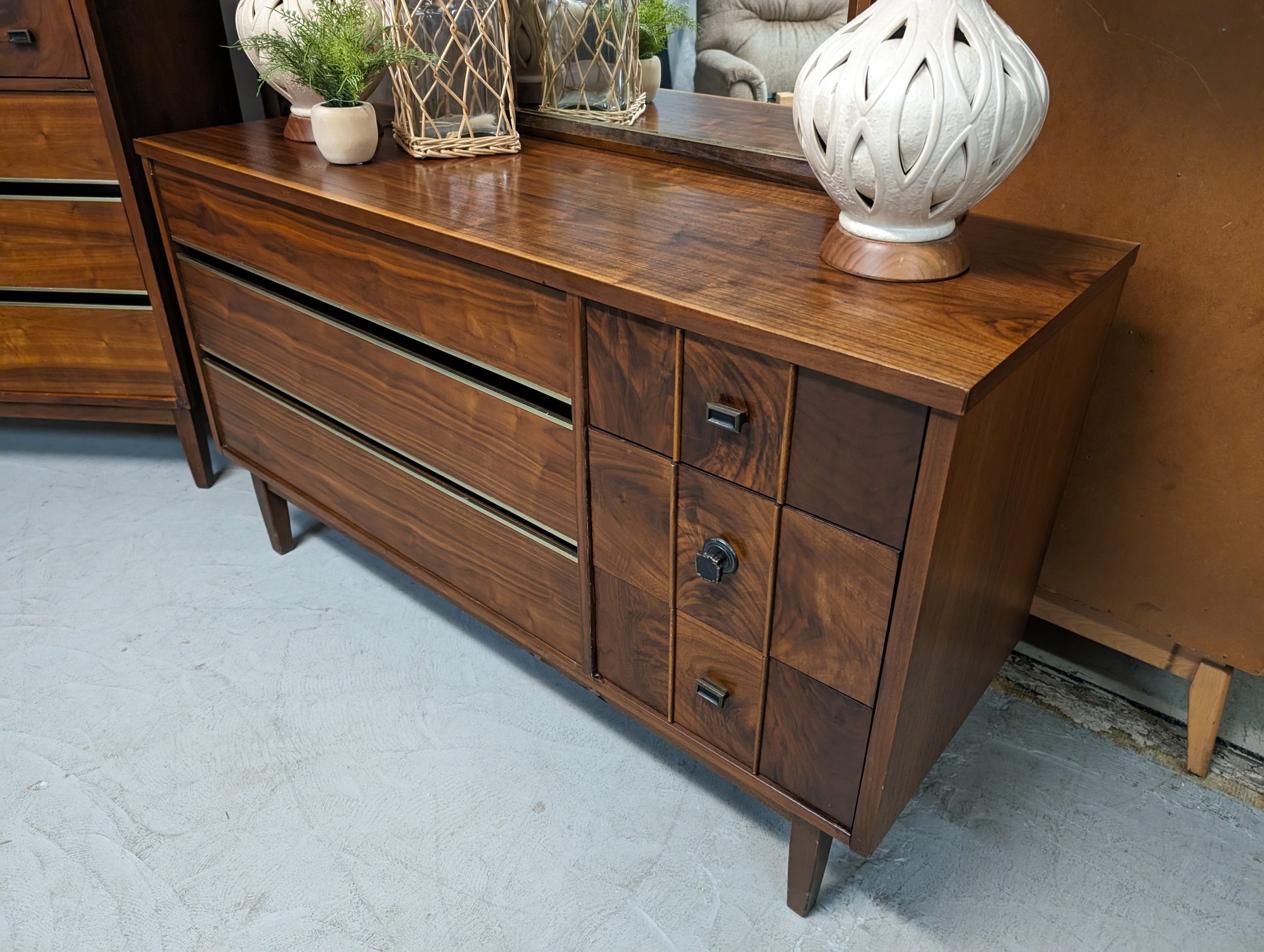 MCM Chest of Drawers, Dresser and Mirror | Roth & Brader Furniture
