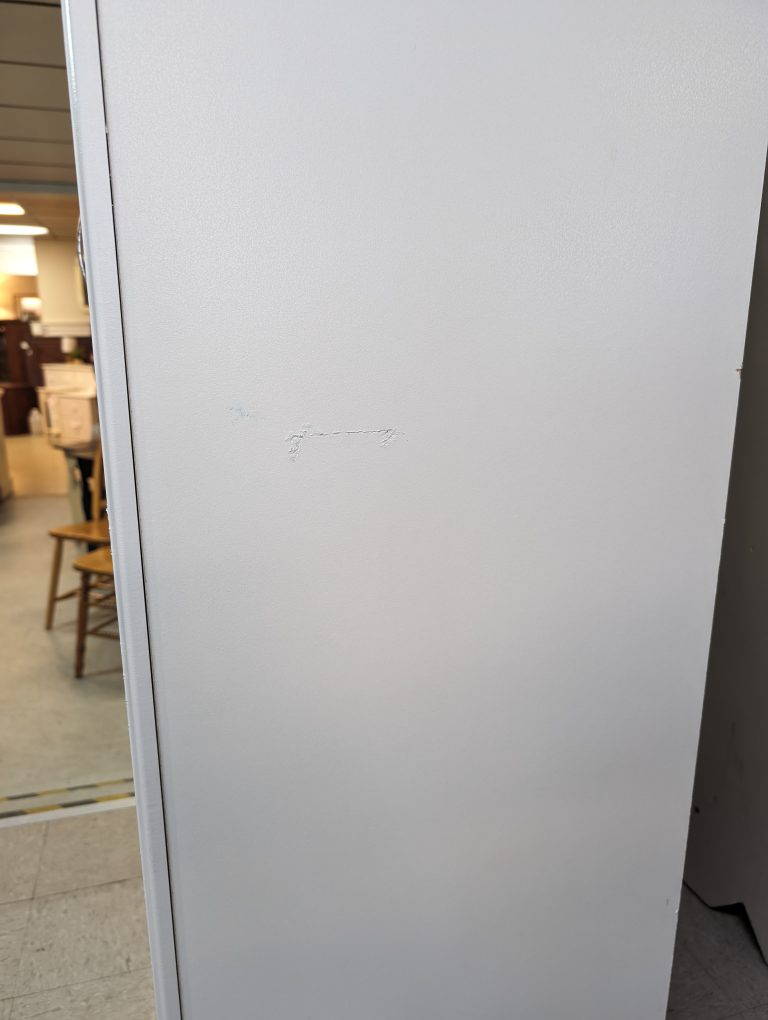 Narrow White Storage Cabinet | Roth & Brader Furniture