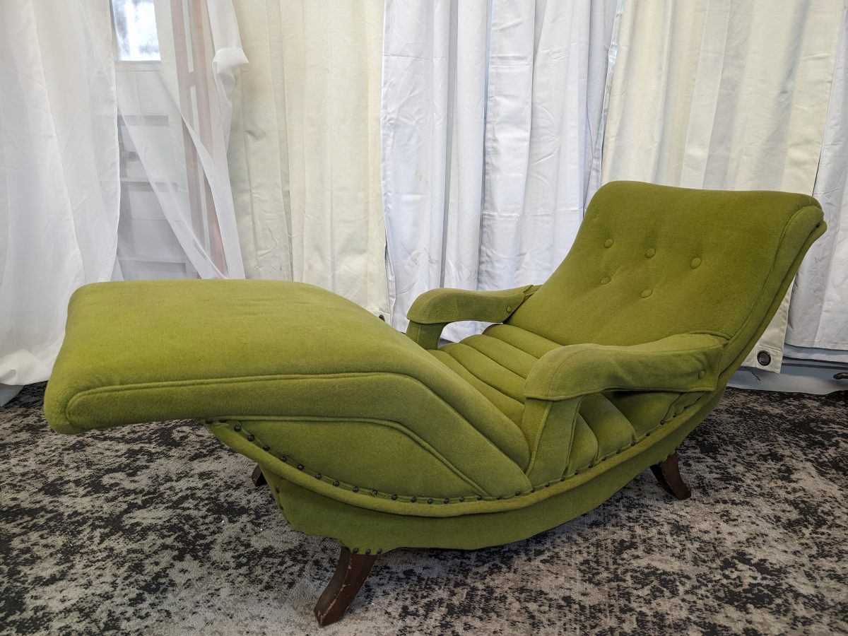 Lime Green MCM Contour Chair | Roth & Brader Furniture