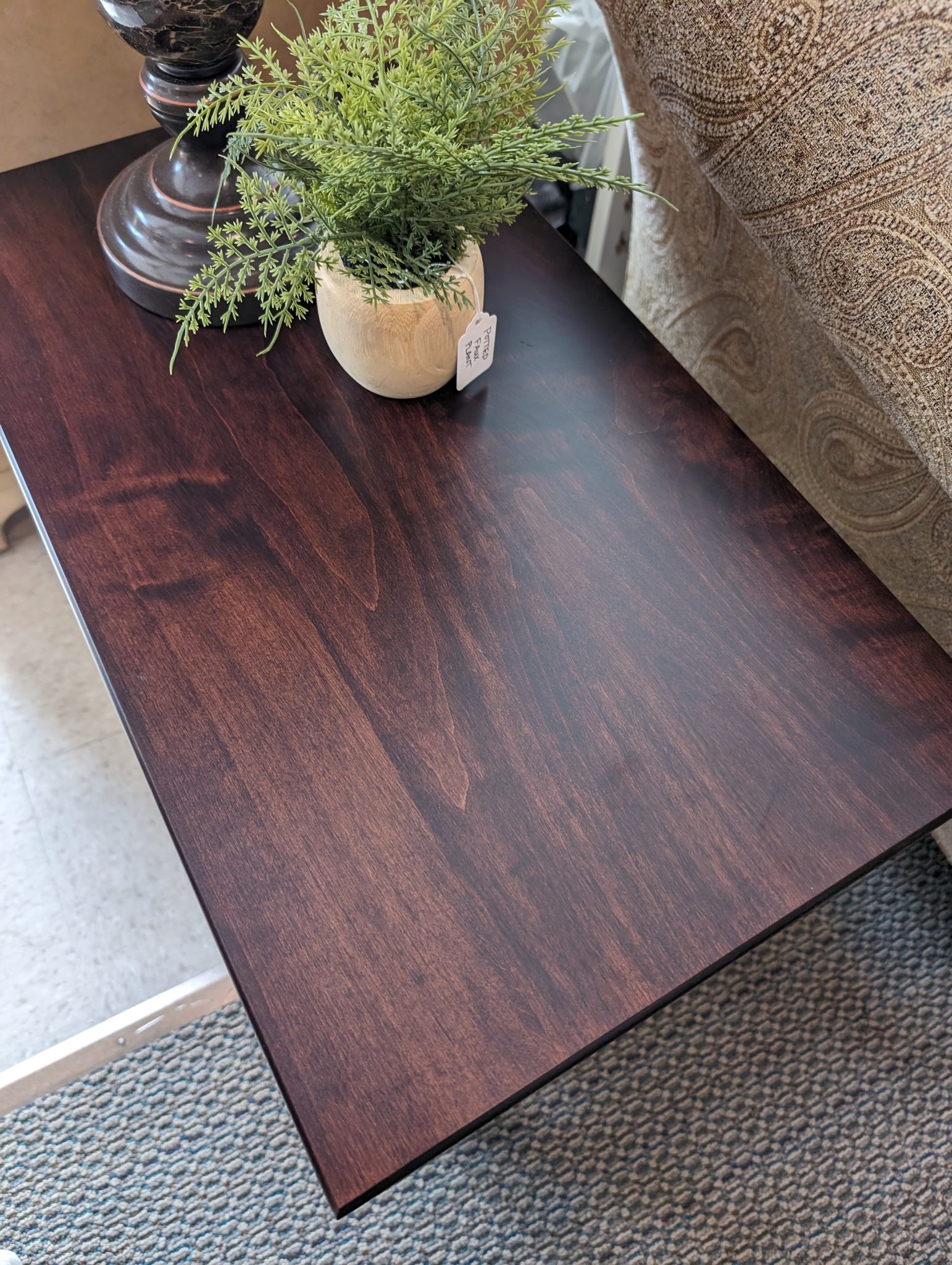 Narrow Dark Cherry End Table | Roth & Brader Furniture