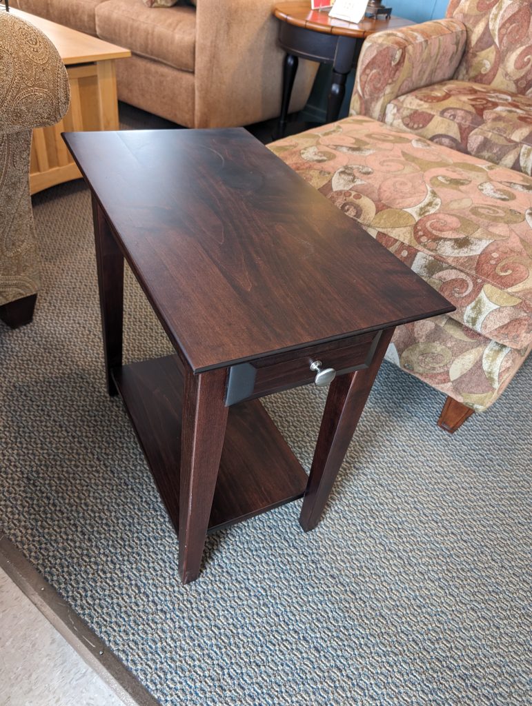 Narrow Dark Cherry End Table | Roth & Brader Furniture