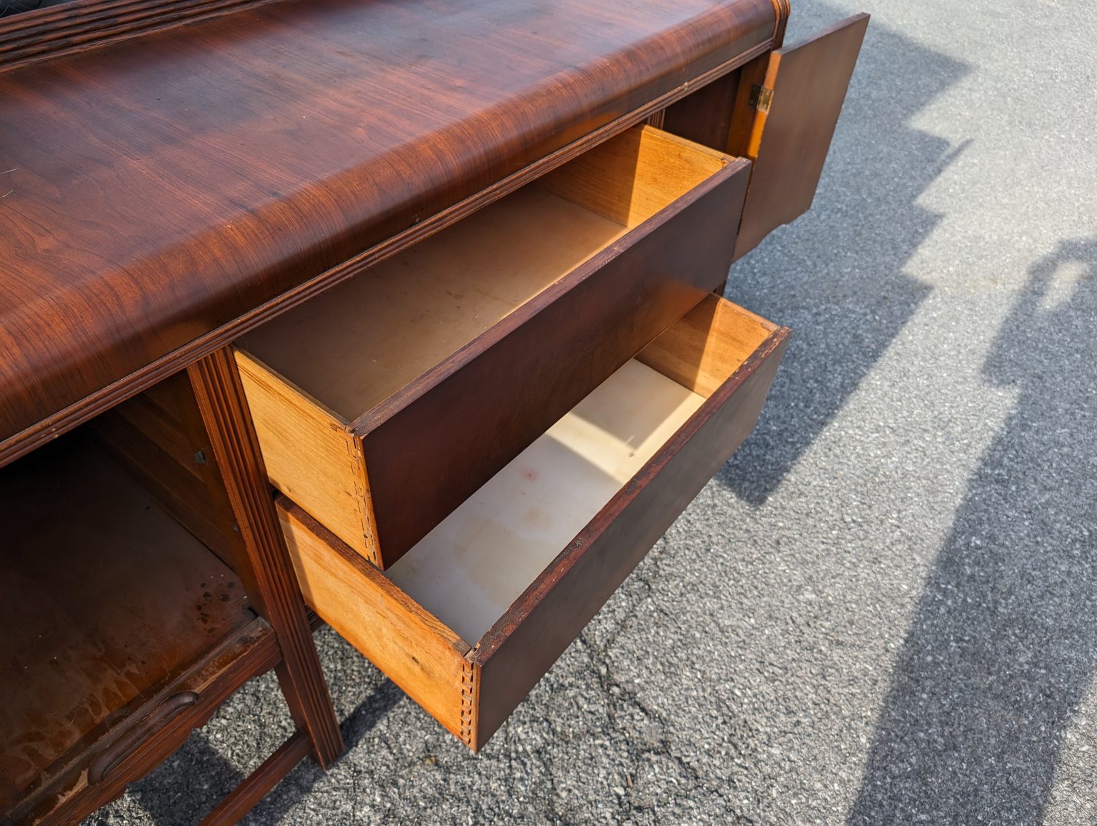 Wood Waterfall Buffet | Roth & Brader Furniture