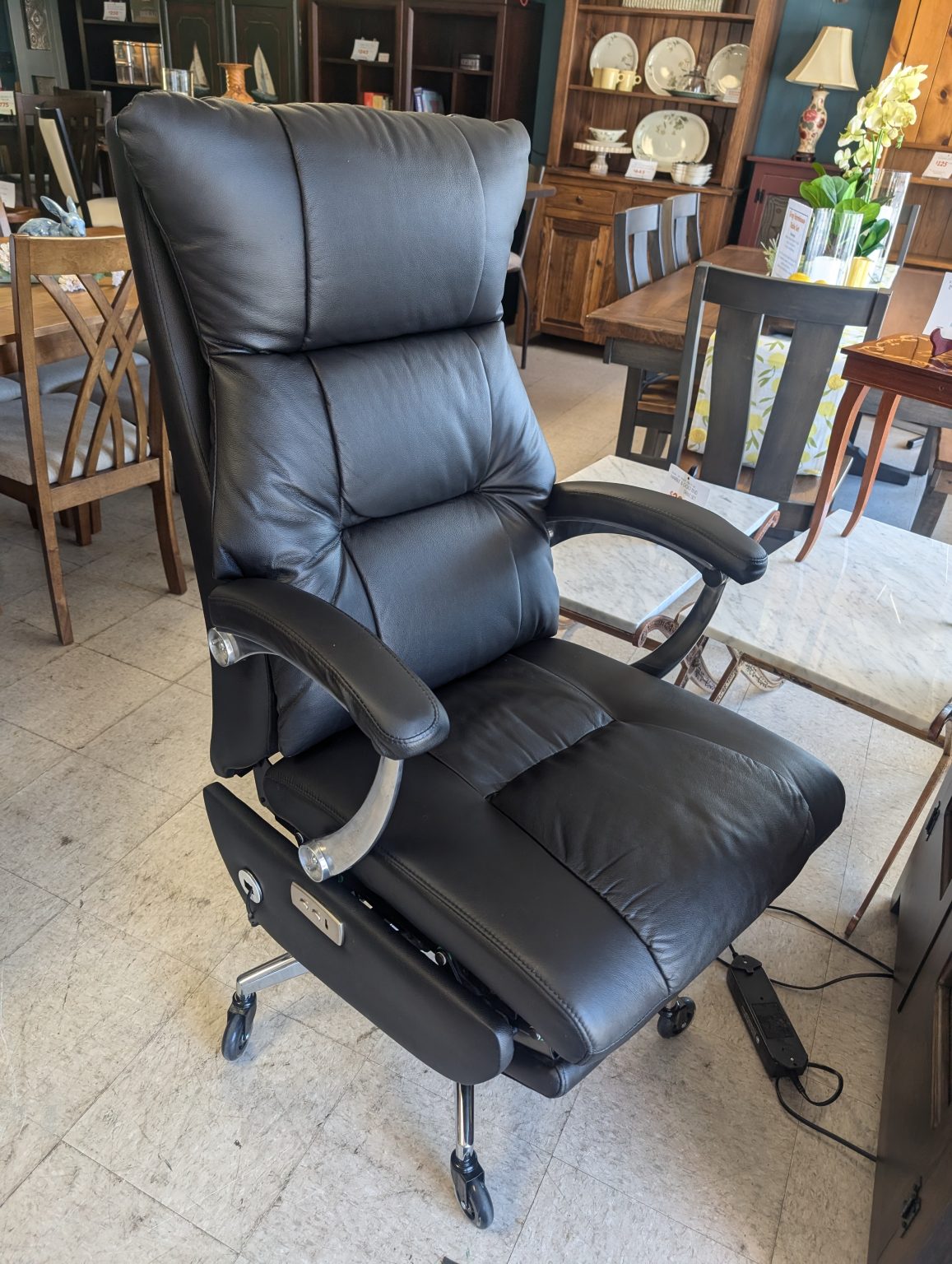 Reclining Electric Office Chair | Roth & Brader Furniture